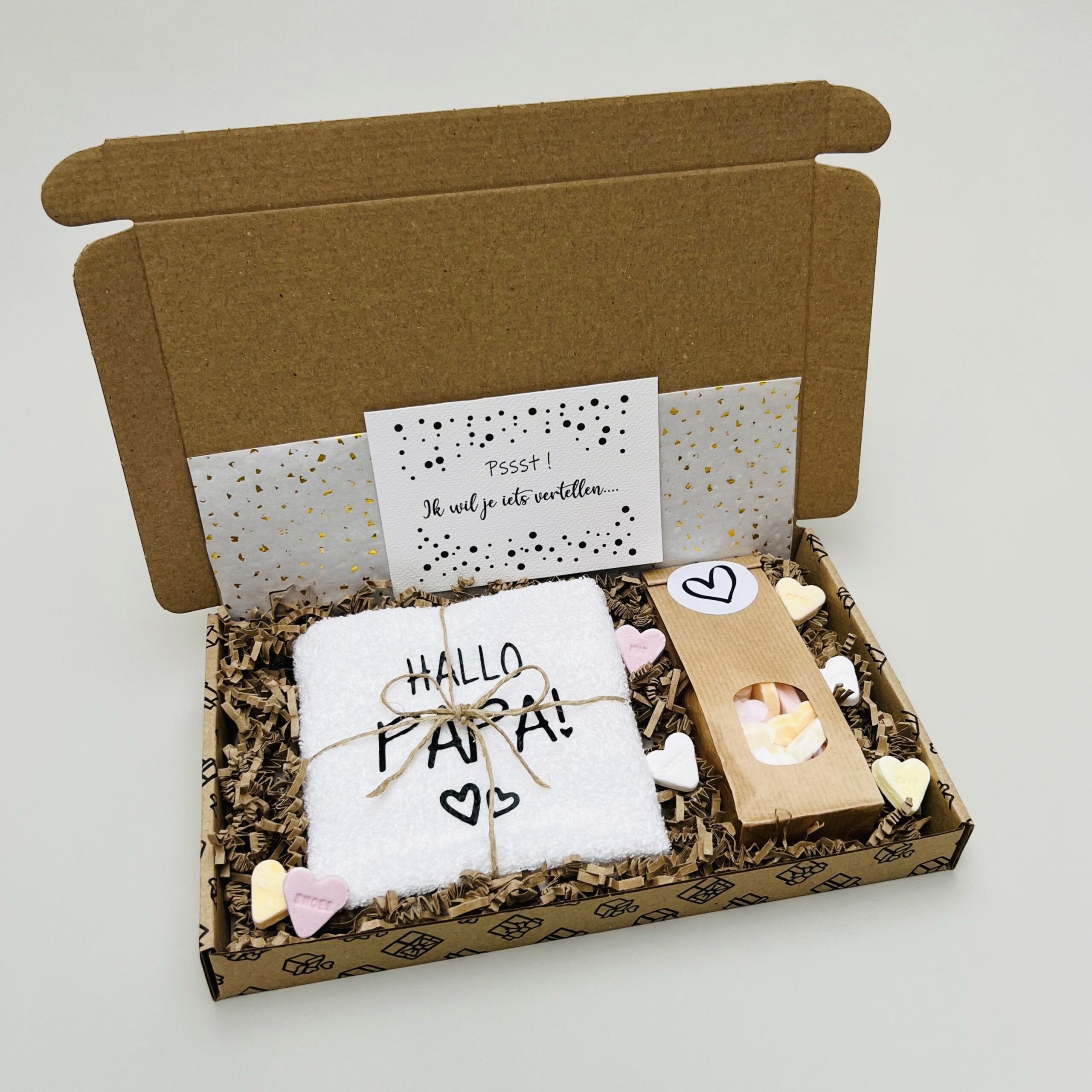 Cadeau voor toekomstige papa – Slabbetje Hallo Papa | Ggifts