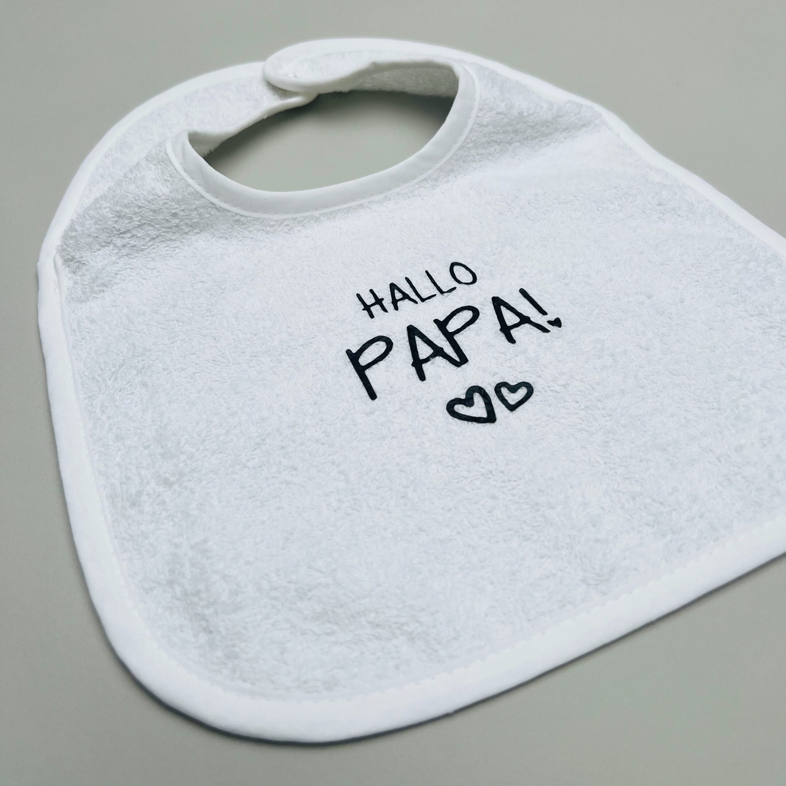 Cadeau voor toekomstige papa – Slabbetje Hallo Papa | Ggifts